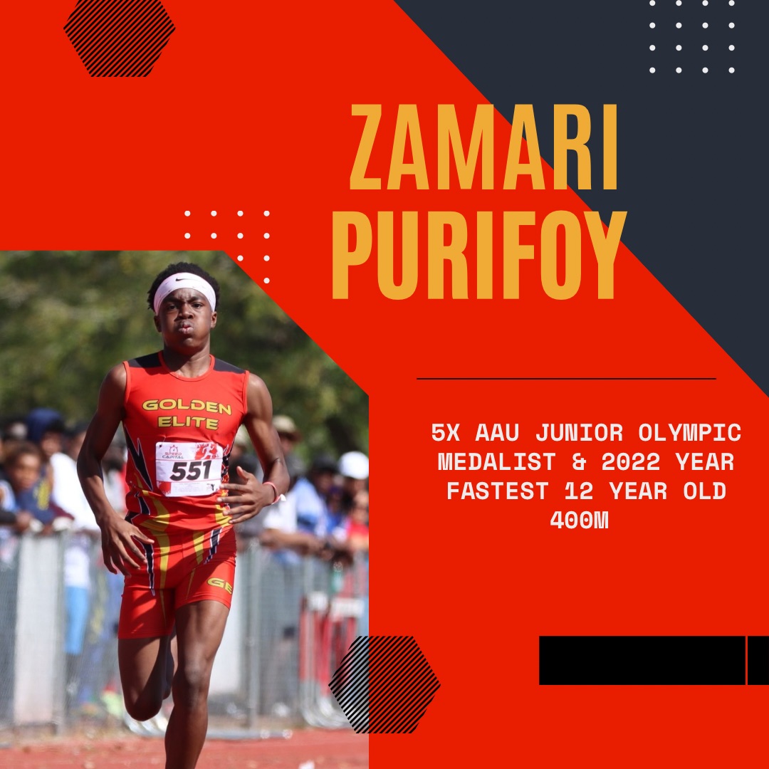 JUNIOR OLYMPIC MEDALIST – Golden Elite Track an Field Club